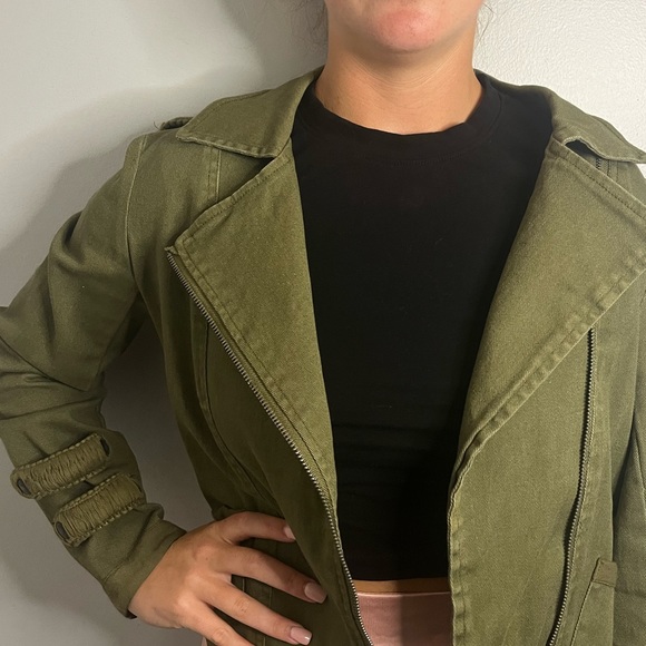 Altar'd State | Jackets & Coats | Altard State Army Style Jacket W Lace ...